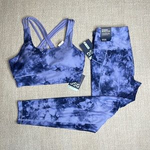 DSG | Pants & Jumpsuits | Dyed Periwinkle Pearl Dsg Bra And Legging Set ...